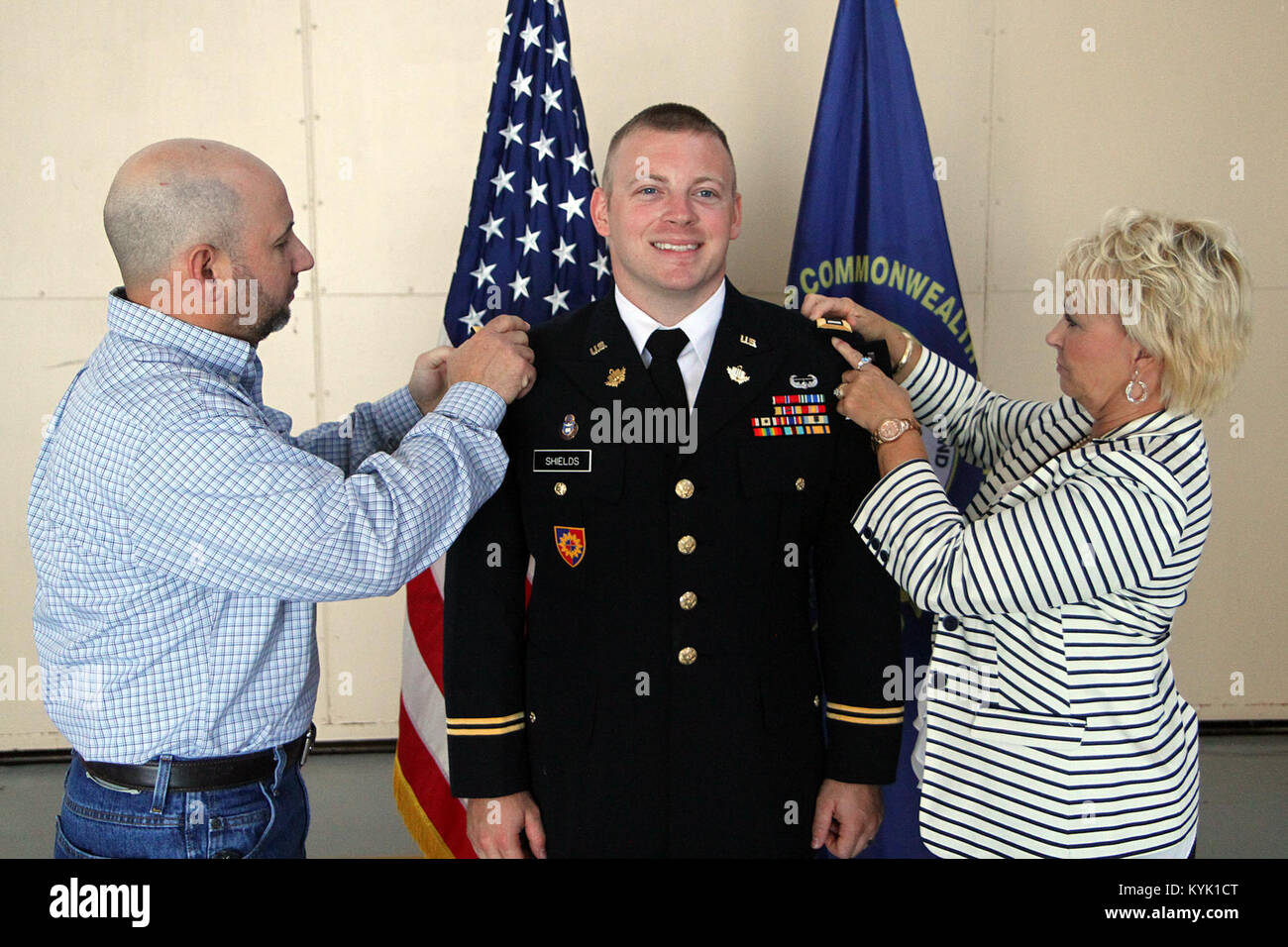 Chaplain candidate Joshua Shields is sworn in as the newest chaplain ...