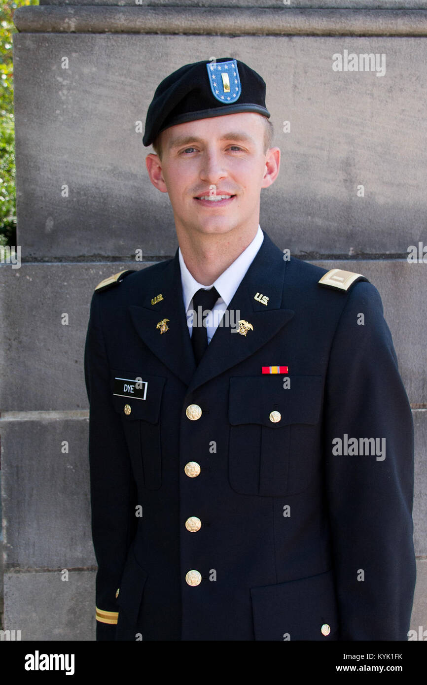 2nd Lt. Marty Dye following Kentucky's Officer Candidate School ...