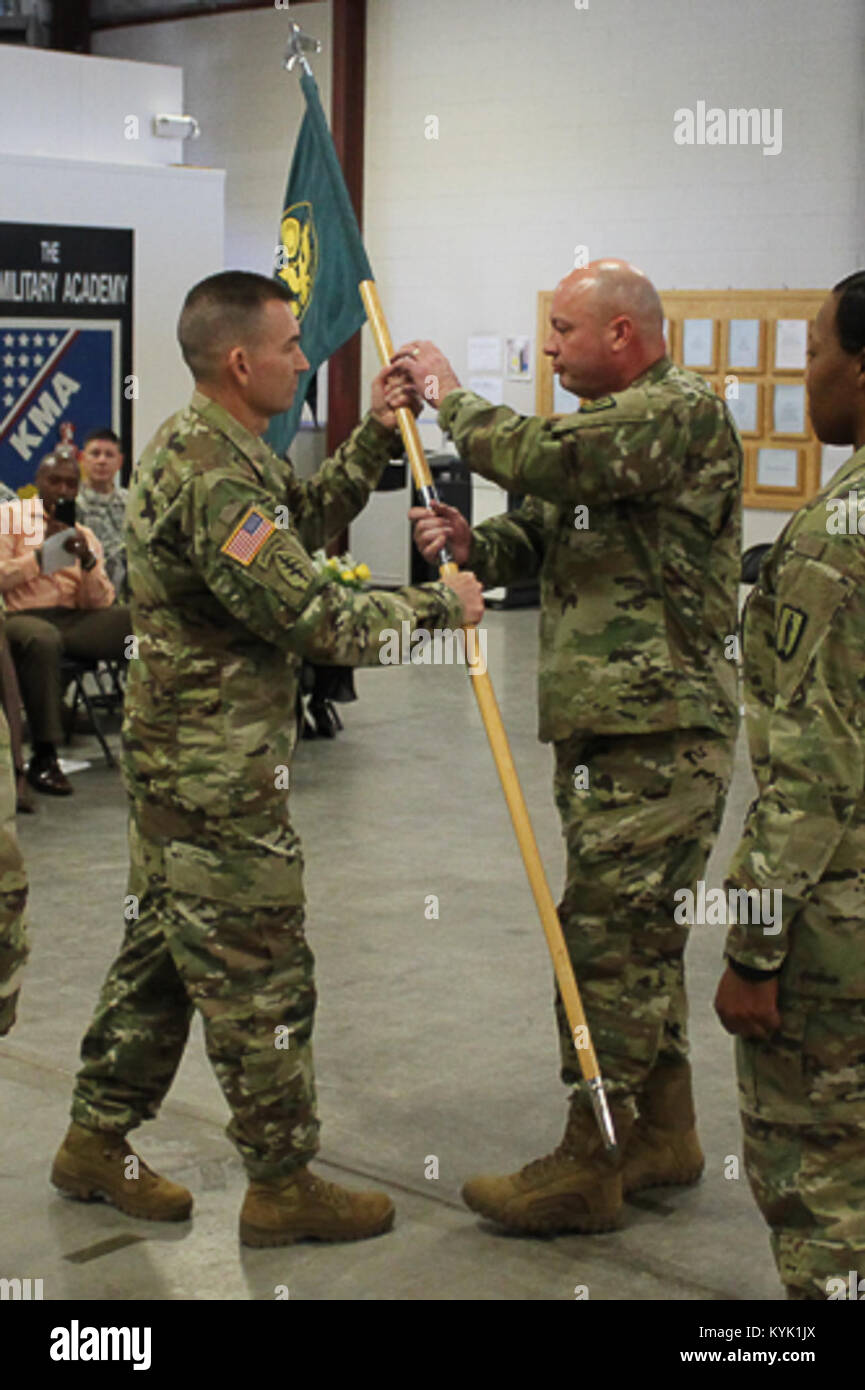 Lt. Col. Bryant Haas relinquishes command of the 2/238th Modular ...