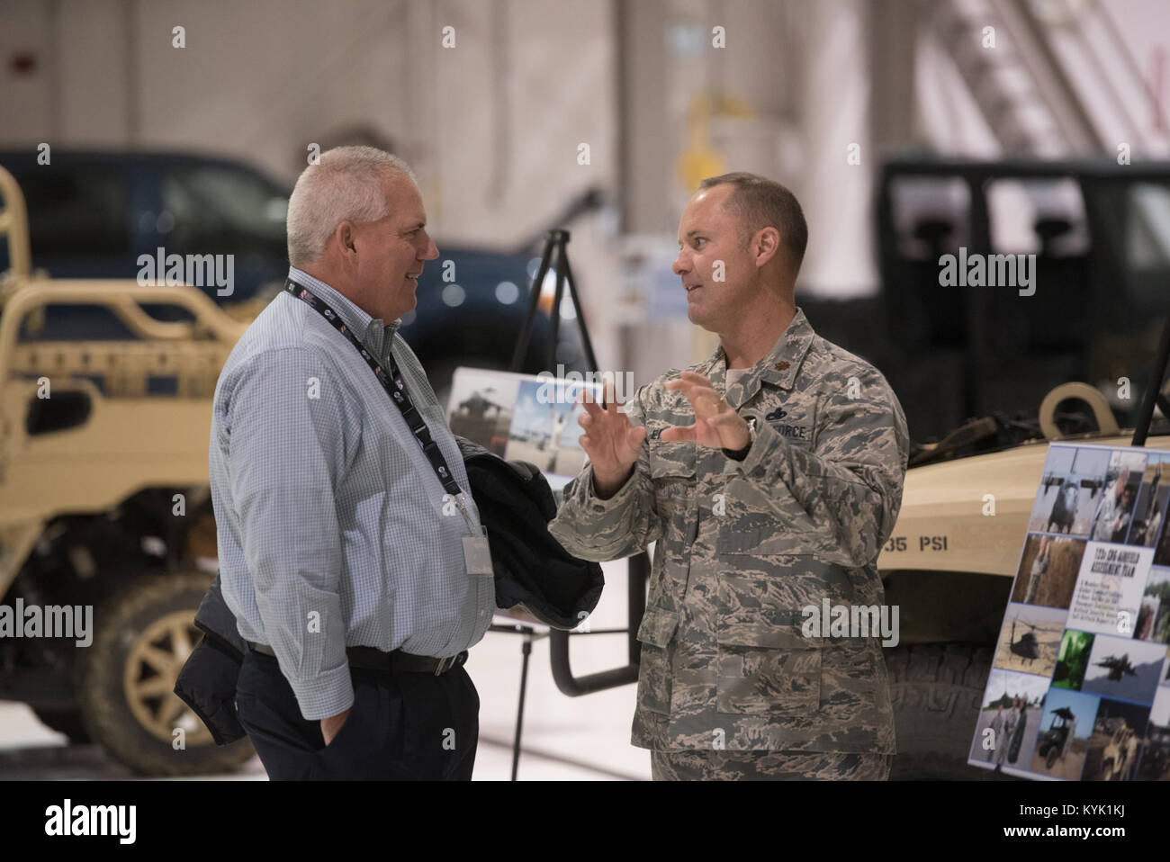 Maj. James Embry, director of operations for the 123rd Global Mobility ...