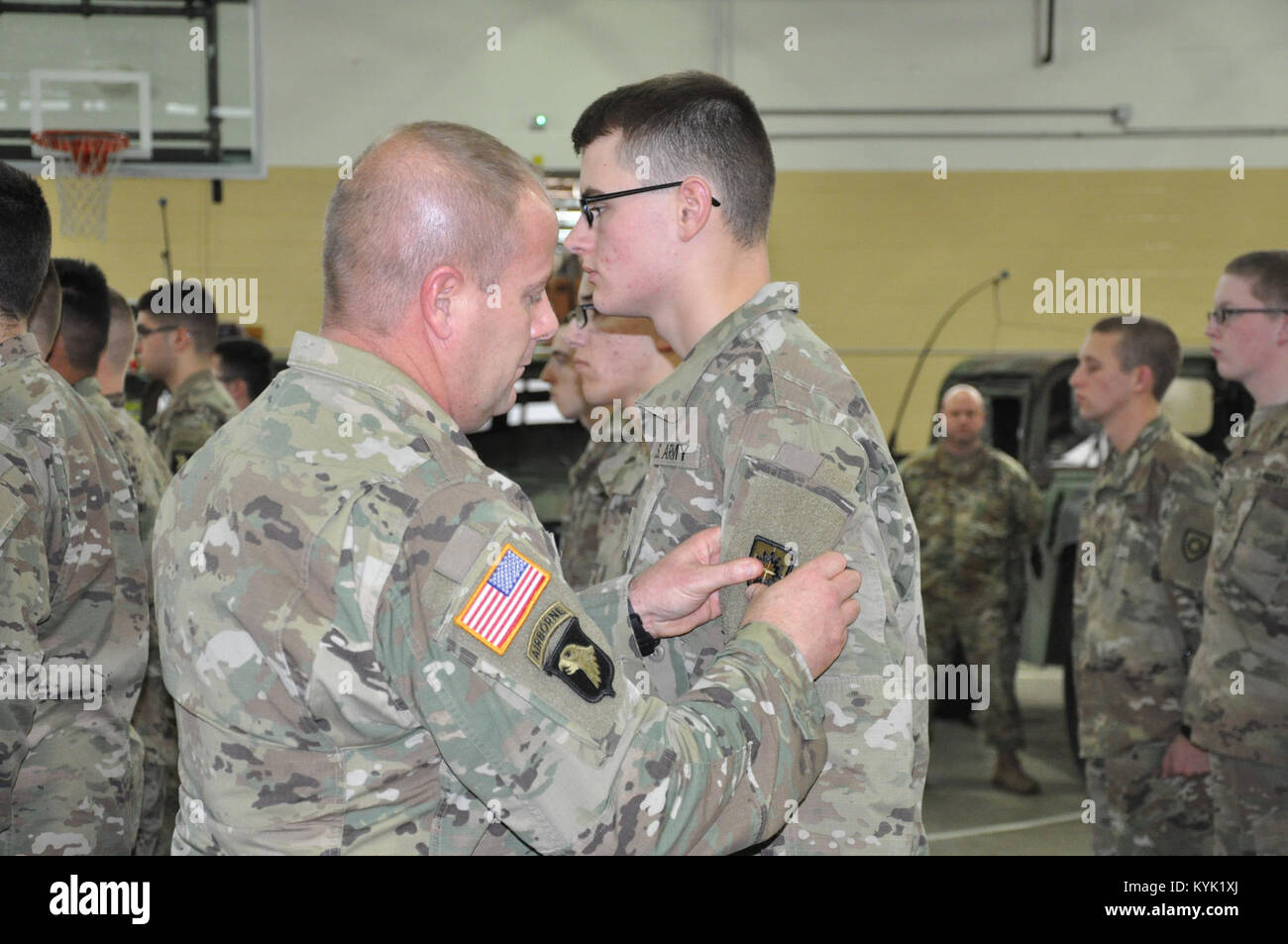 KYNG welcomes the newest Soldiers during the First Formation in ...