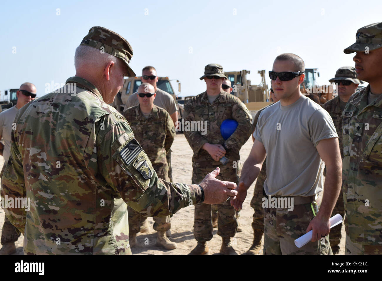 Sgt. Jacob Hudson with the 207th Horizontal Constuction company ...