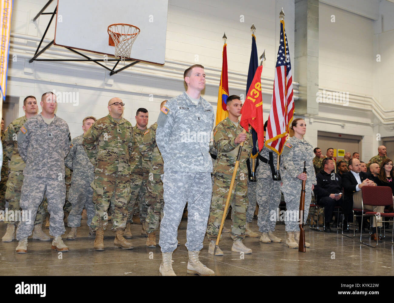 Col. Robert J. Larkin relinquishes command of the 138th Field Artillery ...