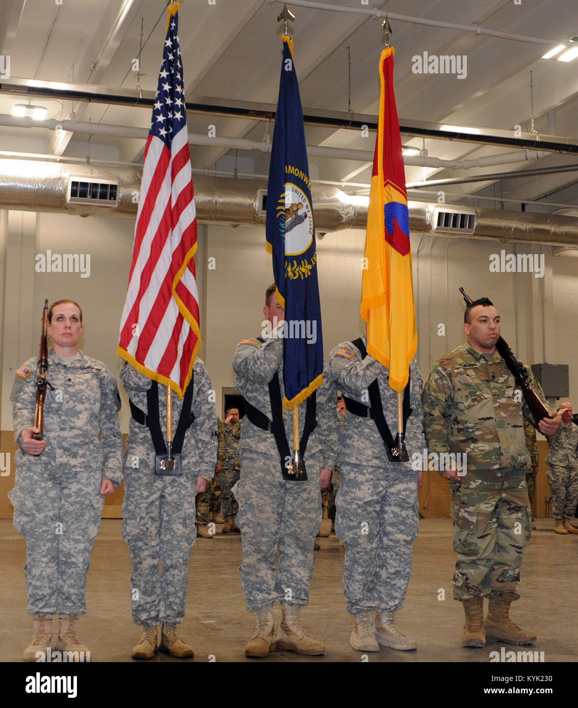 Col. Robert J. Larkin relinquishes command of the 138th Field Artillery ...