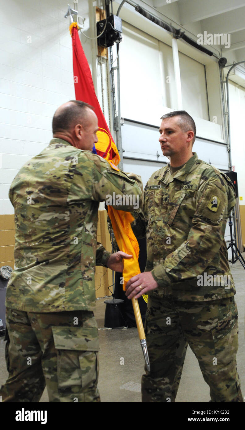 Col. Robert J. Larkin relinquishes command of the 138th Field Artillery ...