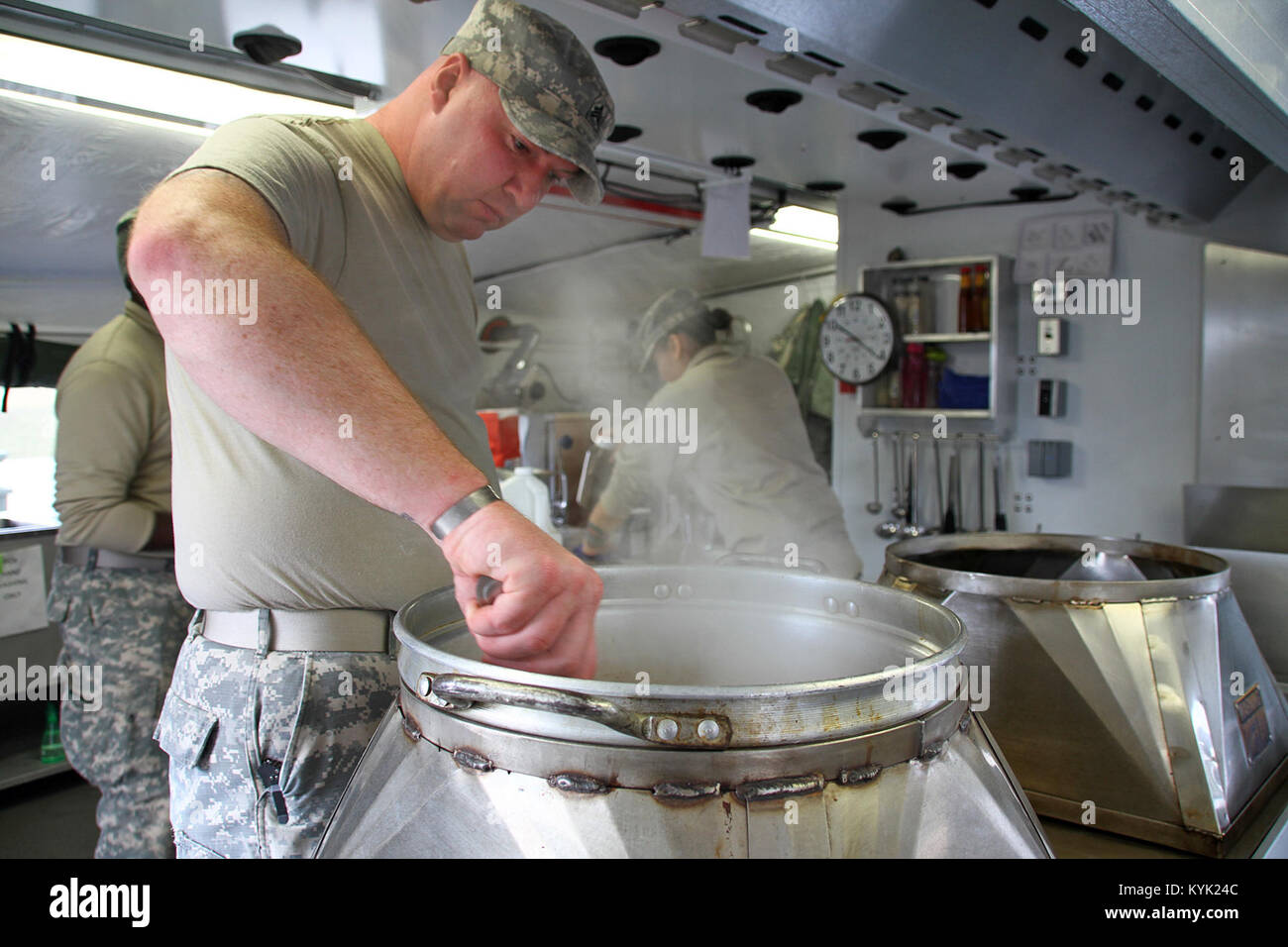 Sgt. Christopher Pope with the 2112th Mess Team competes in the ...