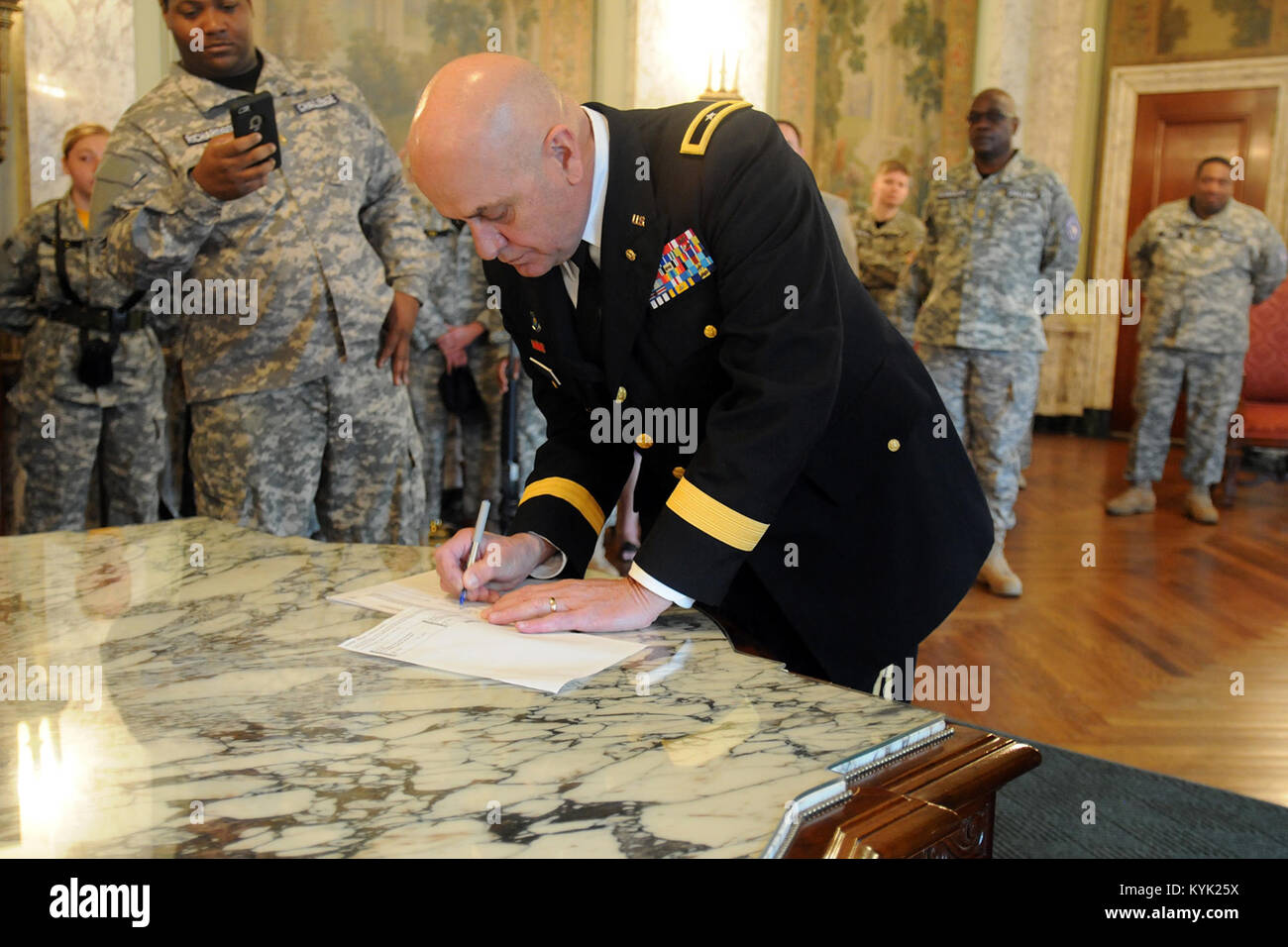 Brig. Gen. Charles Jones, director of the Bluegrass Challenge Academy ...