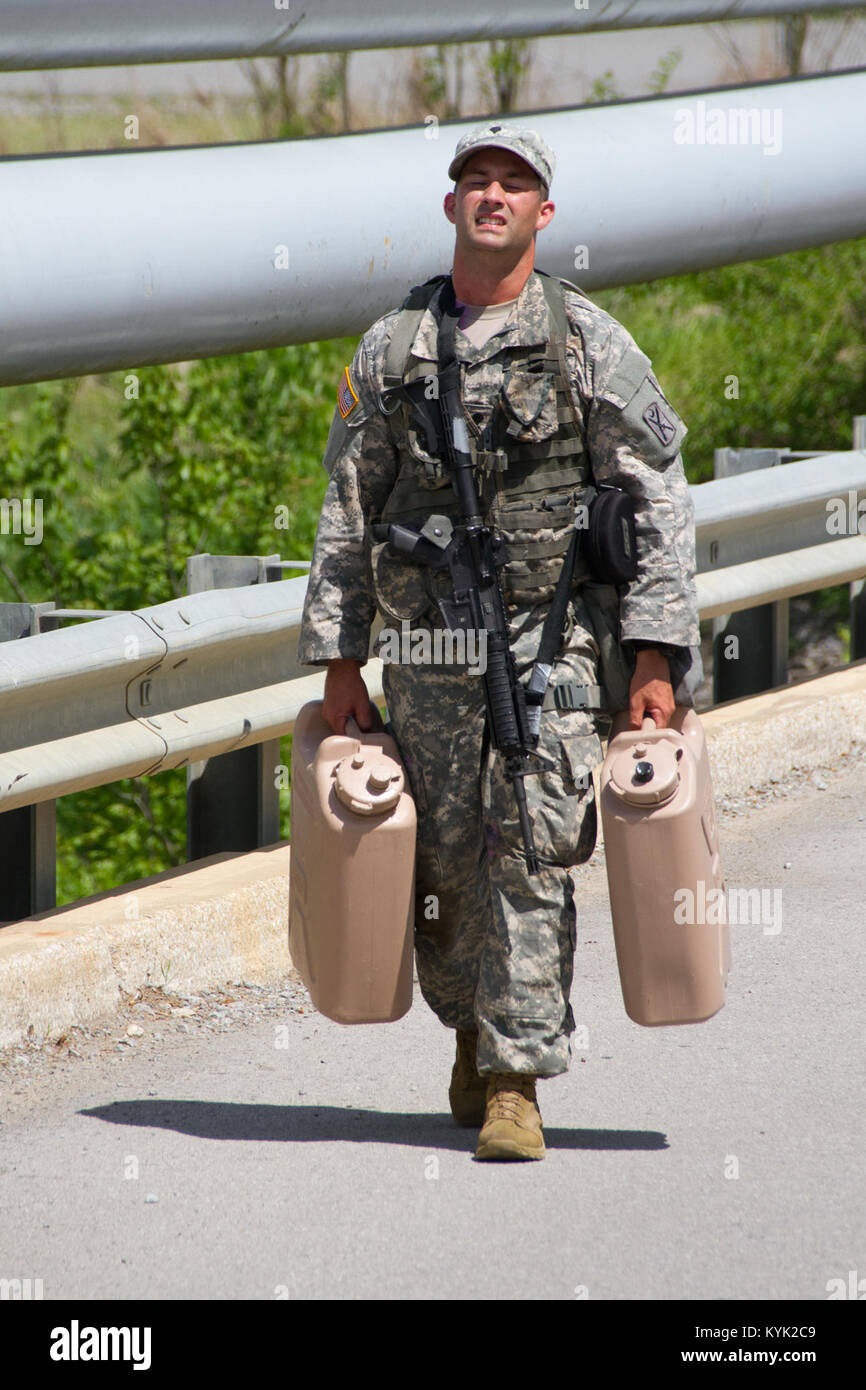 Spc. Jackson Pride with the South Carolina National Guard competes in ...