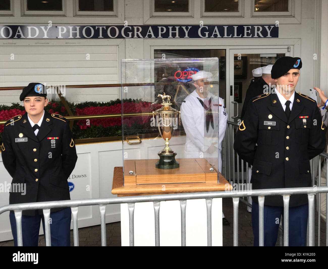 US military National Guard awards and promotion presentation ceremony ...