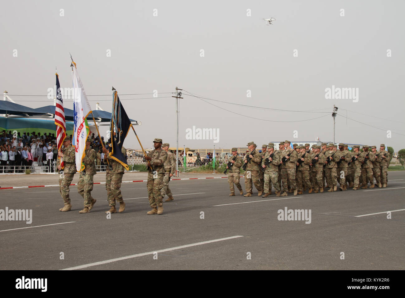 Brig. Gen. Ben Adams and State Command Sgt. Major Dave Munden attend ...