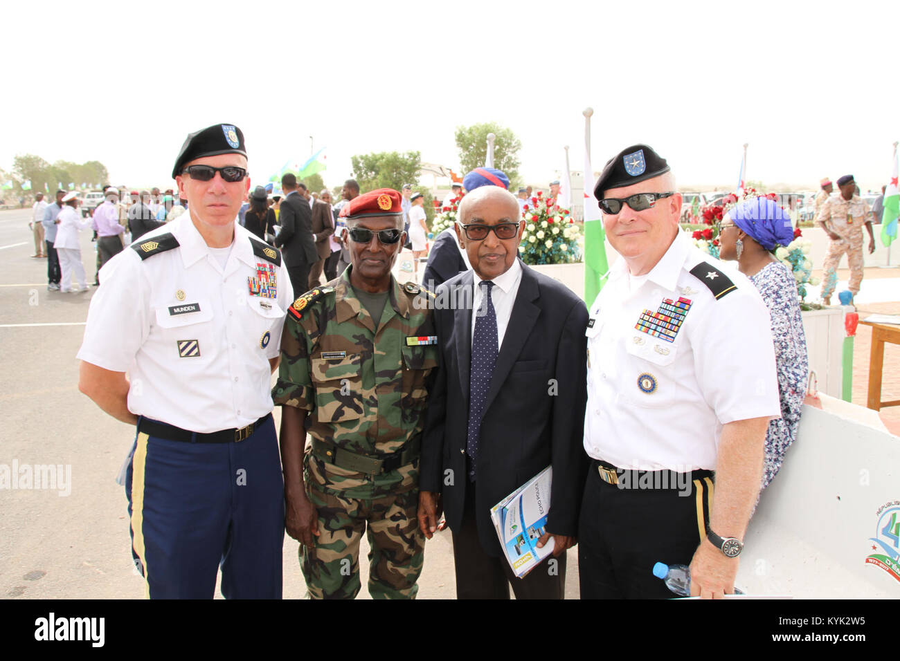 Brig. Gen. Ben Adams and State Command Sgt. Major Dave Munden attend ...