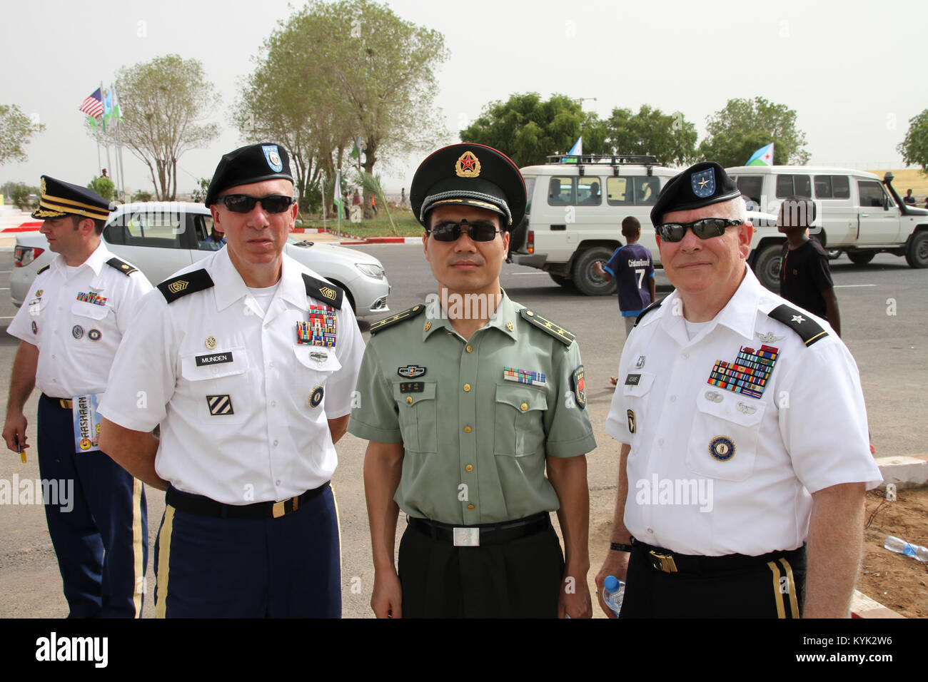 Brig. Gen. Ben Adams and State Command Sgt. Major Dave Munden attend ...