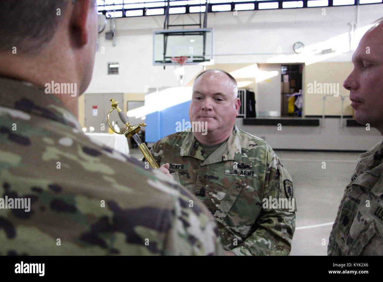 Command Sgt. Maj. Scott Foster assumed responsibility of the 63rd ...