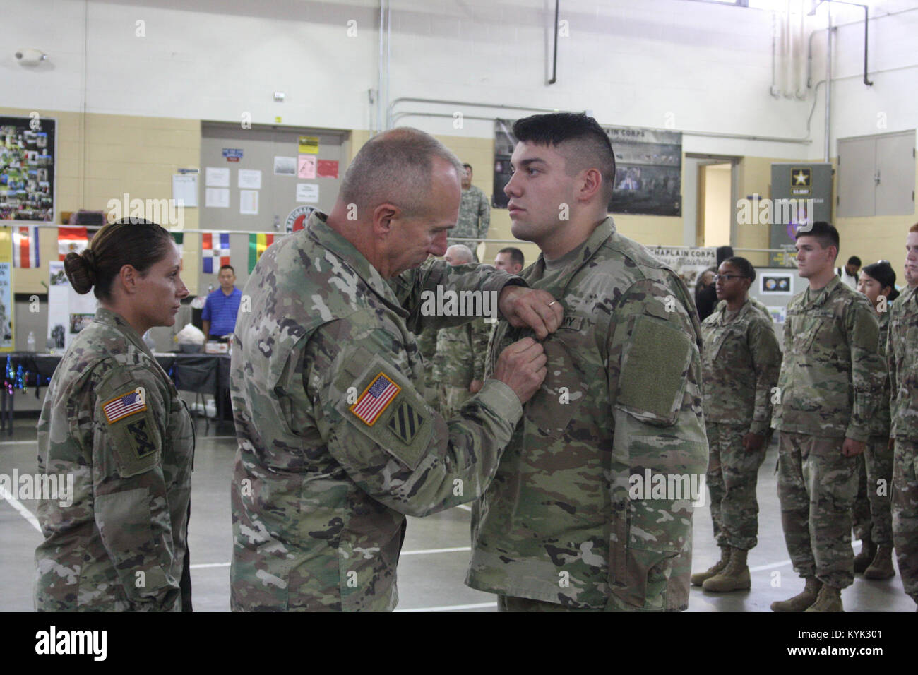 Kentucky national guard promotion and awards ceremony Stock Photo - Alamy