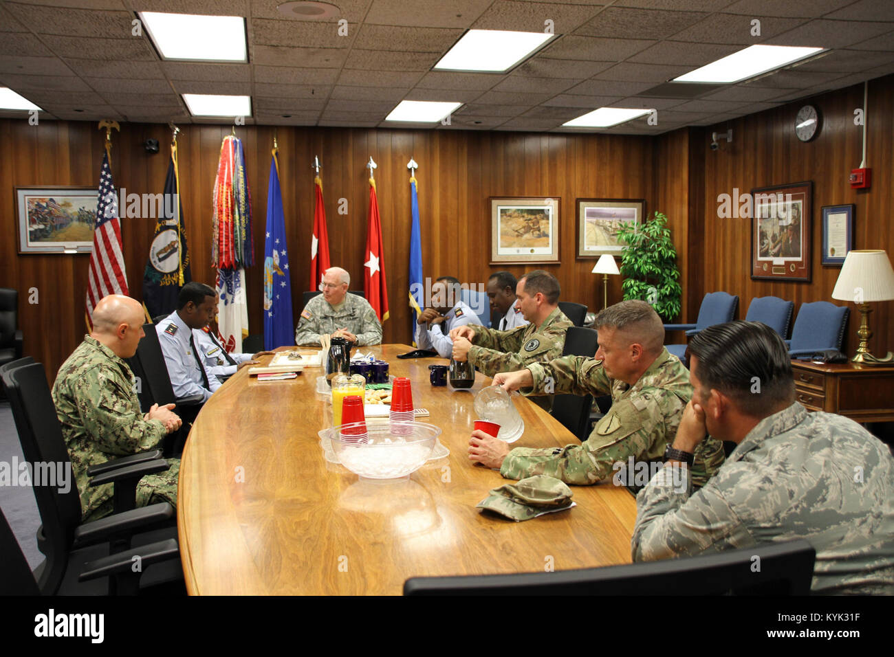 Kentucky national guard promotion and awards ceremony Stock Photo - Alamy