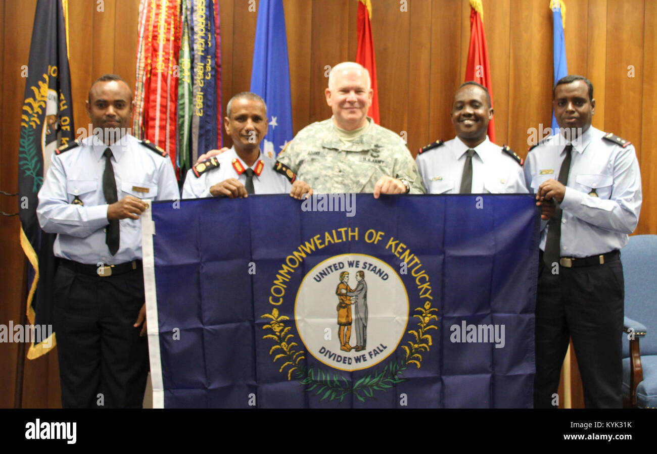 Kentucky national guard promotion and awards ceremony Stock Photo - Alamy