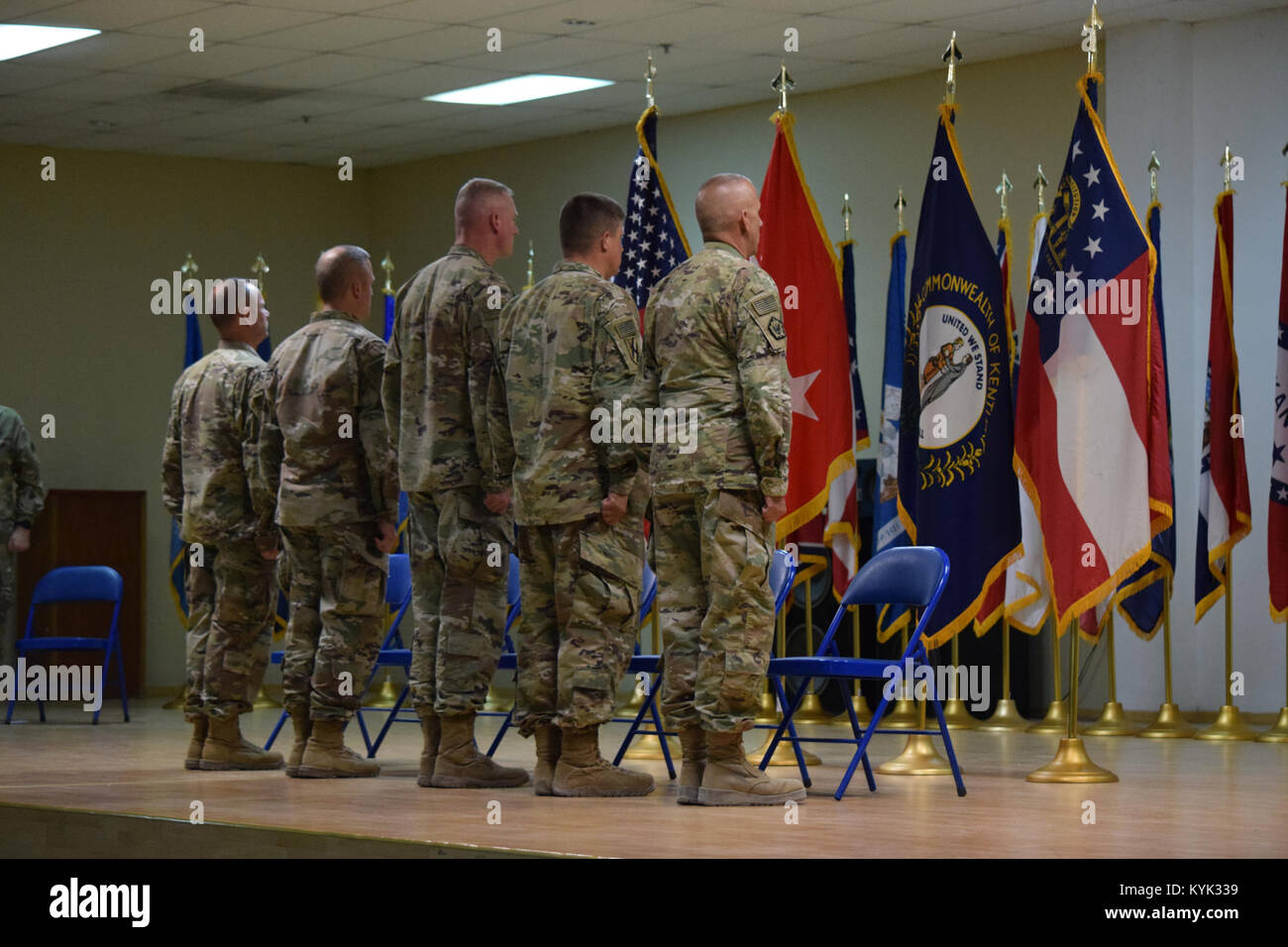 Maj. Gen. Terrence McKenrick, U.S. Army Central deputy commanding ...