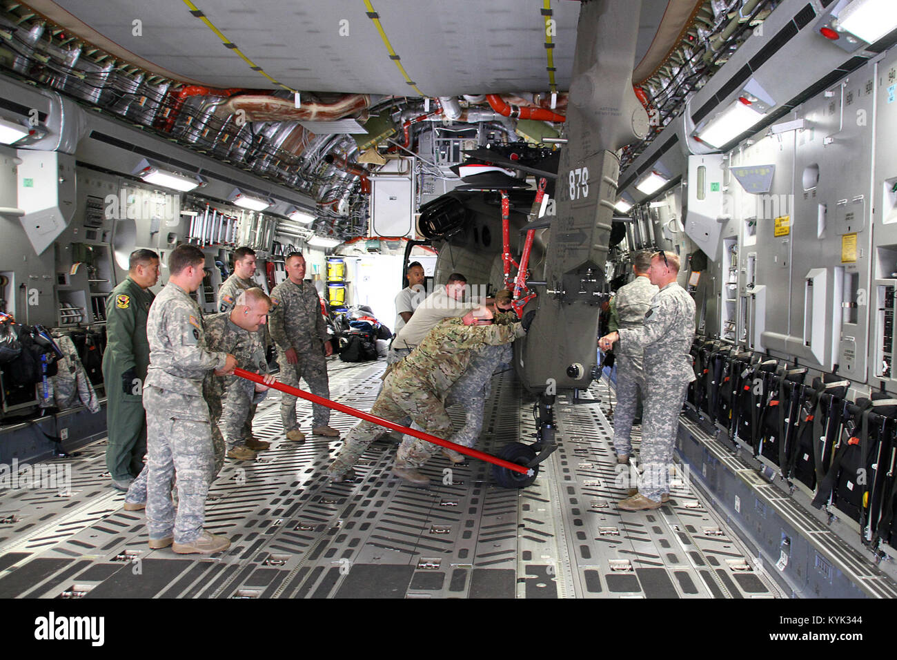 Soldiers with the 63rd Theater Aviation Brigade and Airmen with Hawaii ...