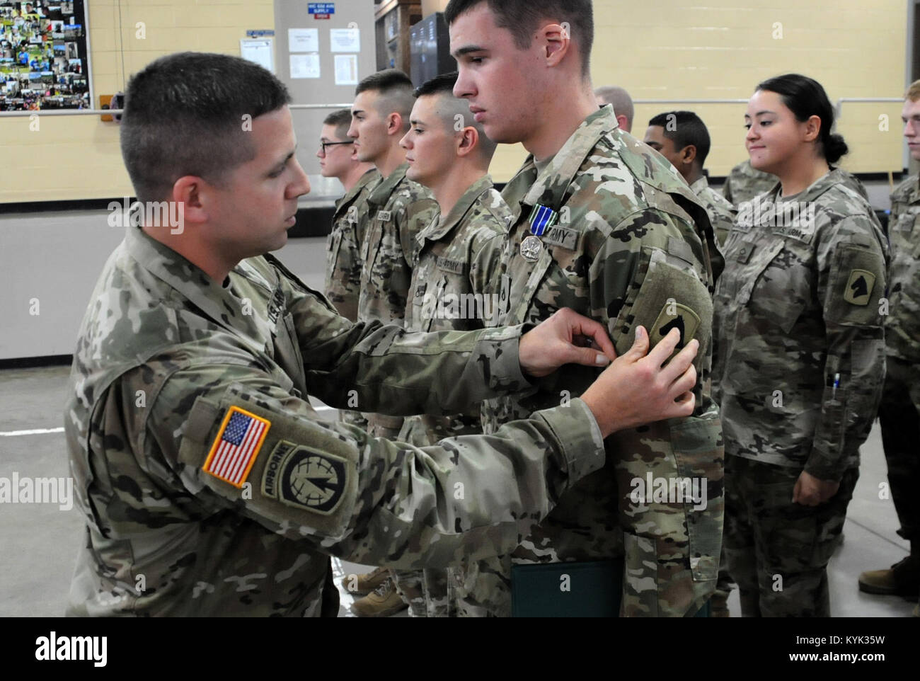 Kentucky national guard promotion and awards ceremony Stock Photo - Alamy