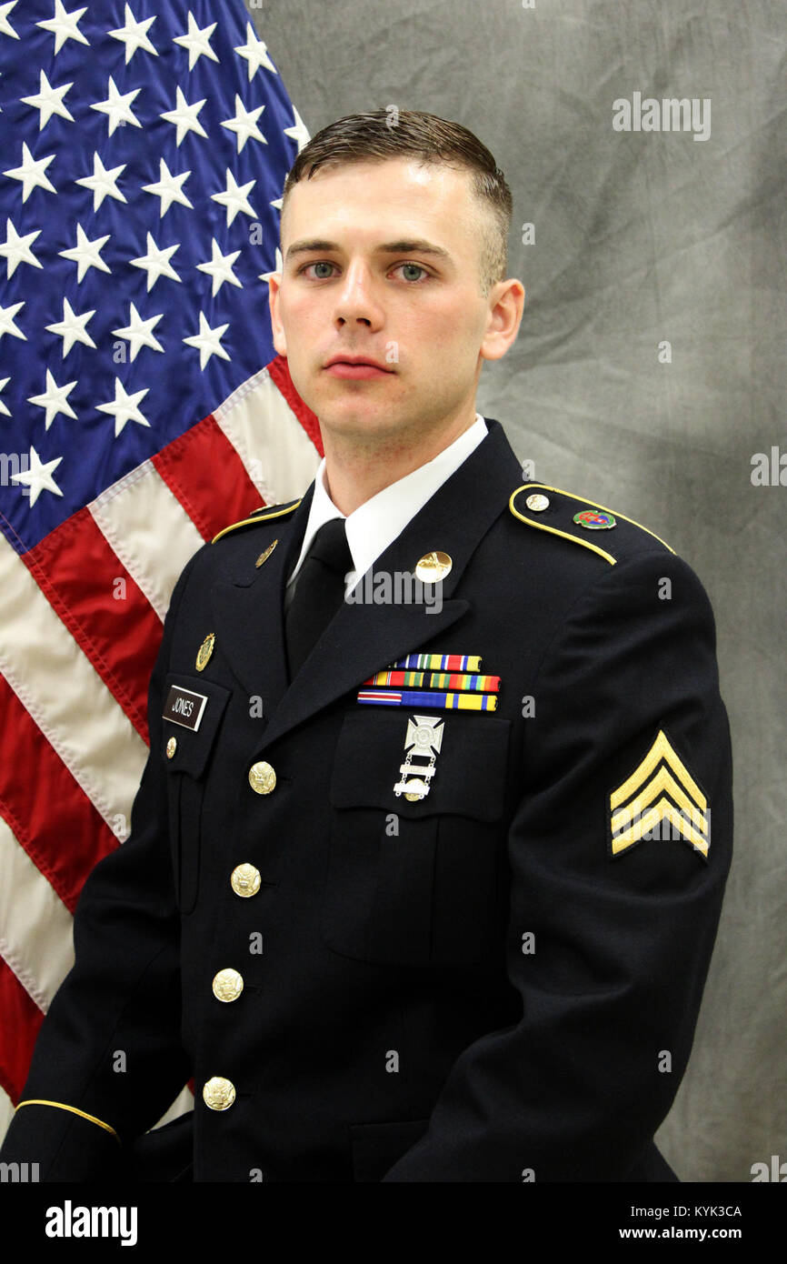 Portrait photo of Sgt. Derrick Jones at the 2018 Best Warrior ...