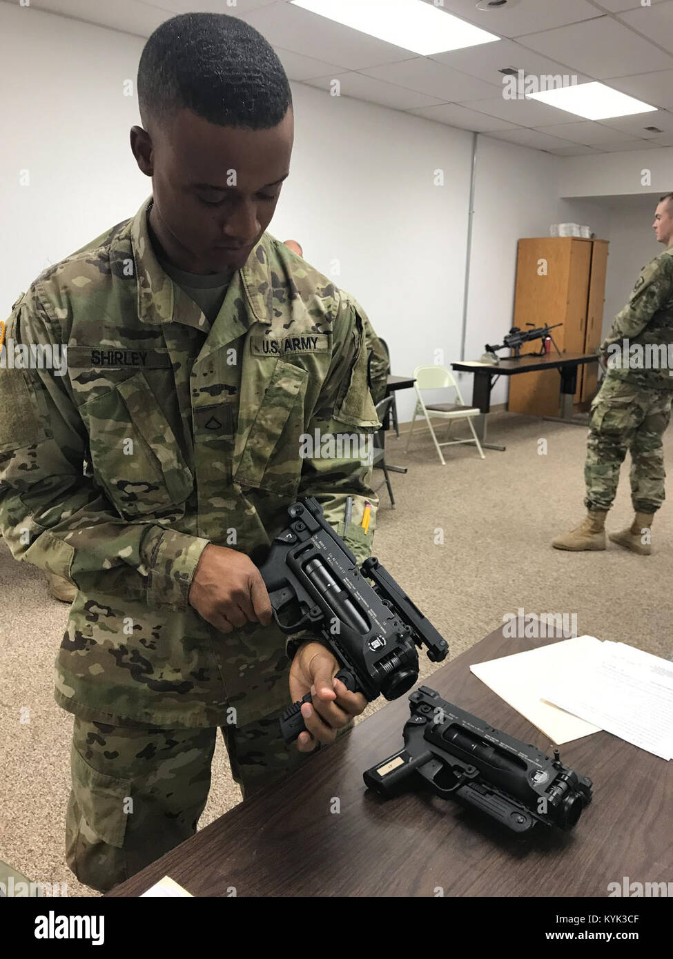 Pvt. 1st Class Ashley Shirley, 149th Brigade Support Battalion Field ...
