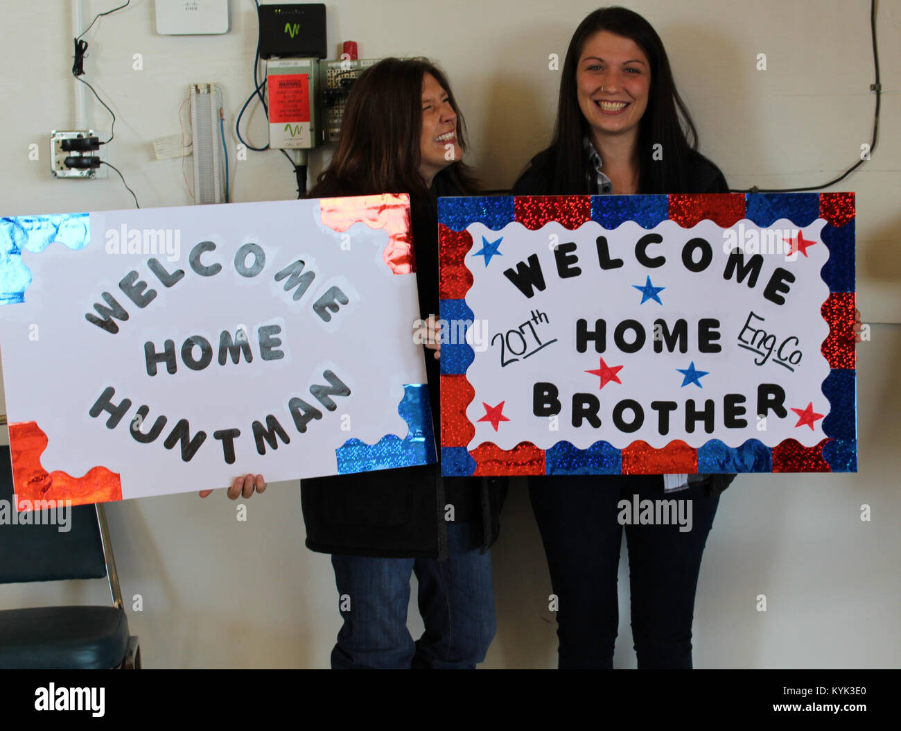 Members of the 207th Horizontal Engineer Construction Company return to ...