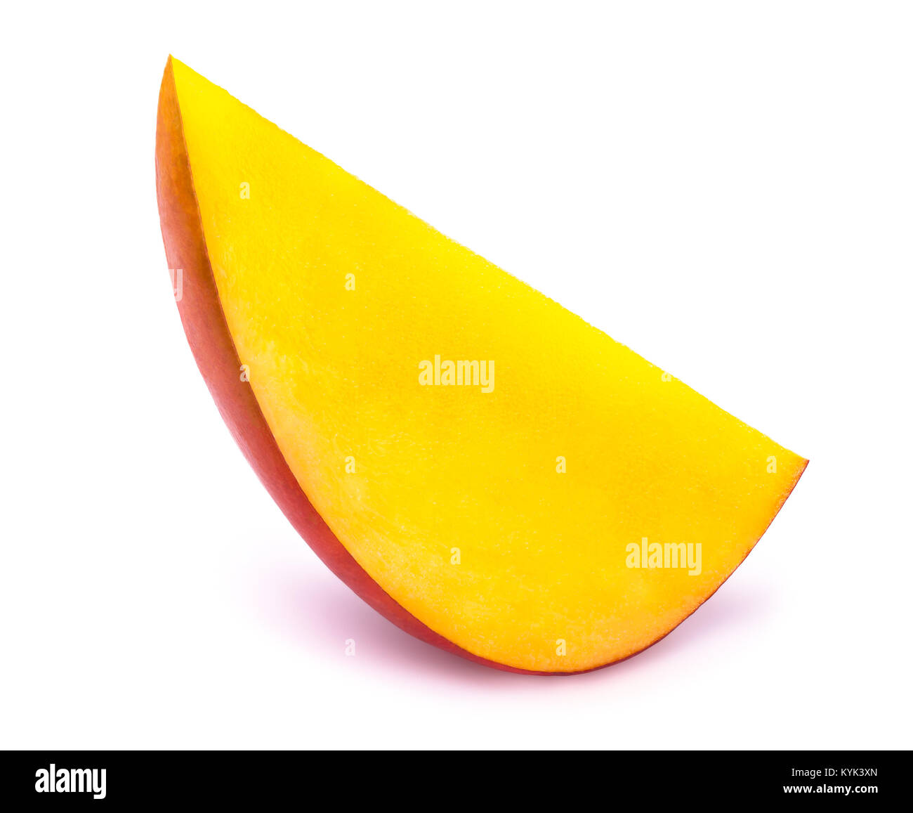 Mango slice isolated Stock Photo - Alamy
