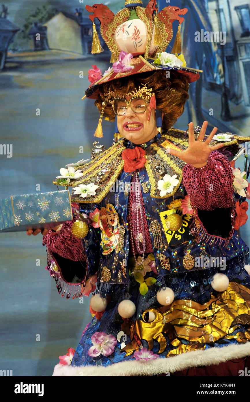 Steve Pemberton as Widow Twankey in the pantomine production of The ...