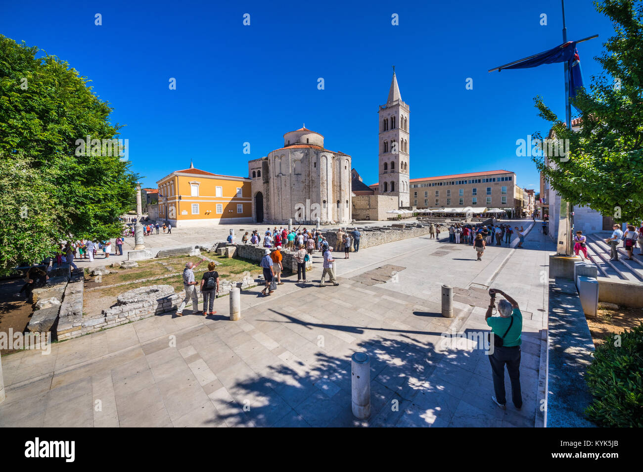 Summer in Zadar Stock Photo - Alamy