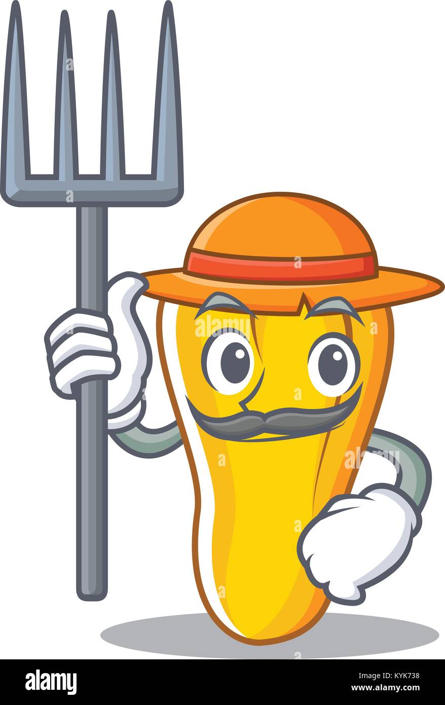 Farmer cashew character cartoon style Stock Vector Image & Art - Alamy