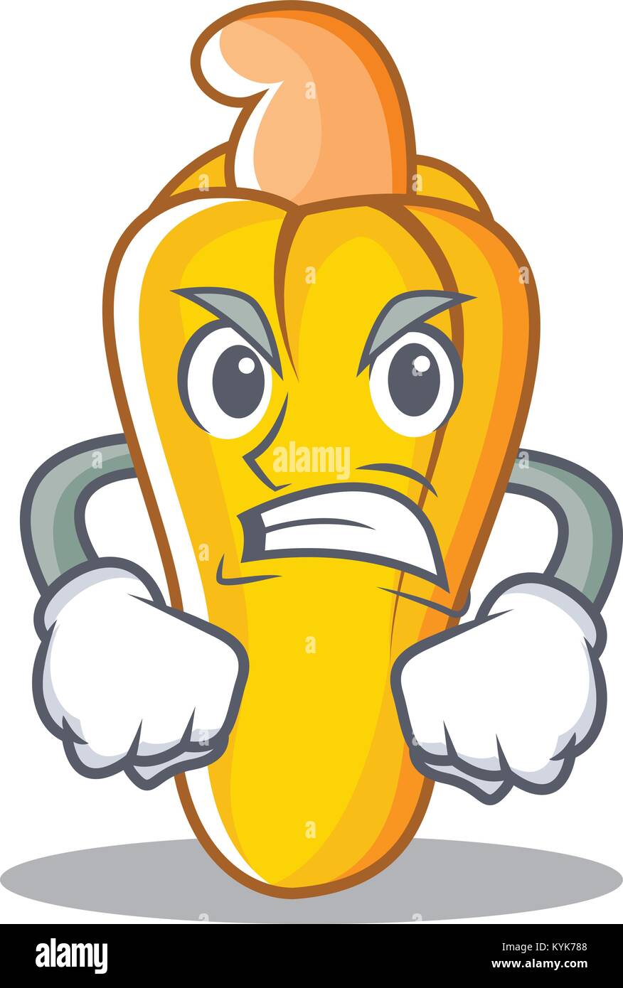 Angry cashew mascot cartoon style Stock Vector Image & Art - Alamy
