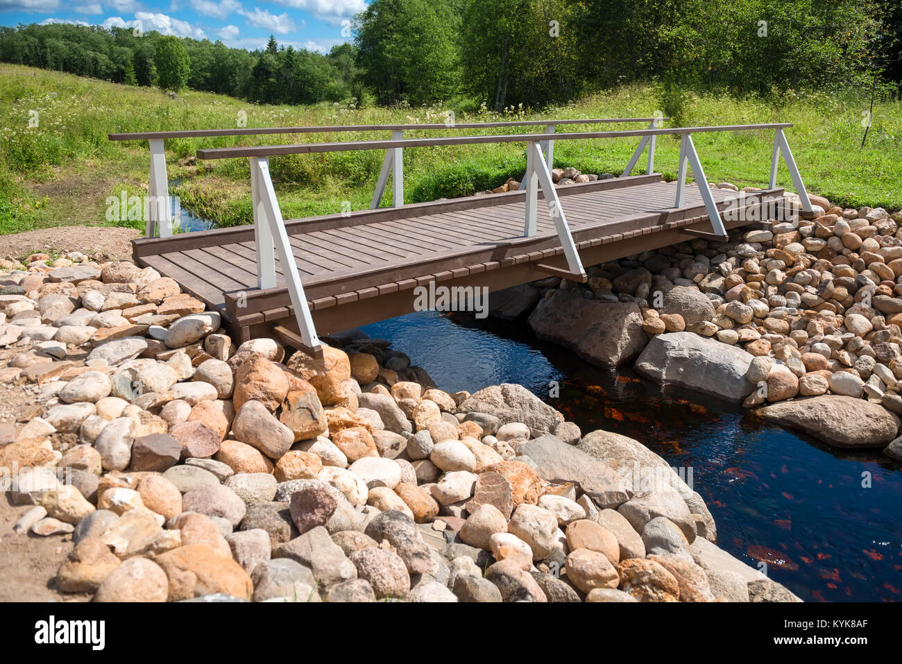 Bridge over the Volga River. Tver Region. Source Volga river Stock ...