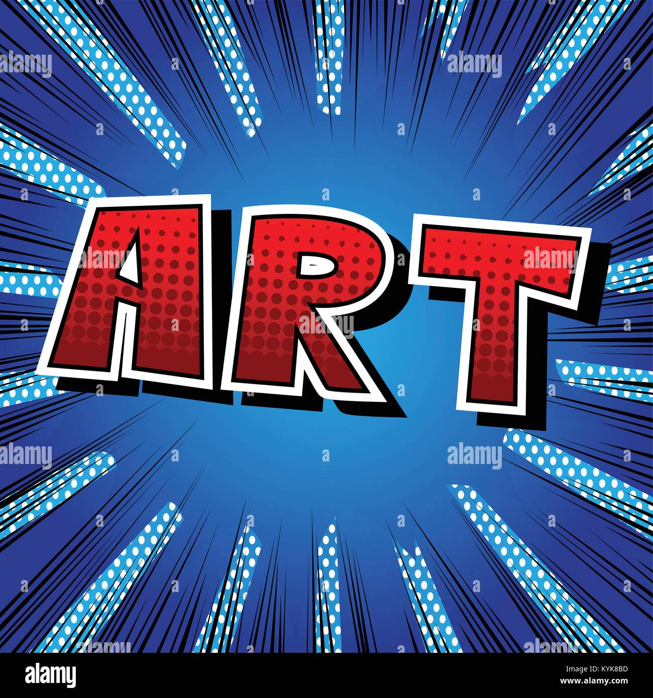 Art - Comic book style word on abstract background Stock Vector Image ...