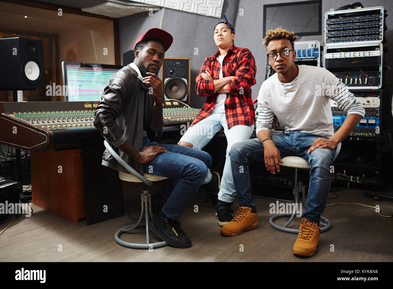 Band recording studio hi-res stock photography and images - Alamy