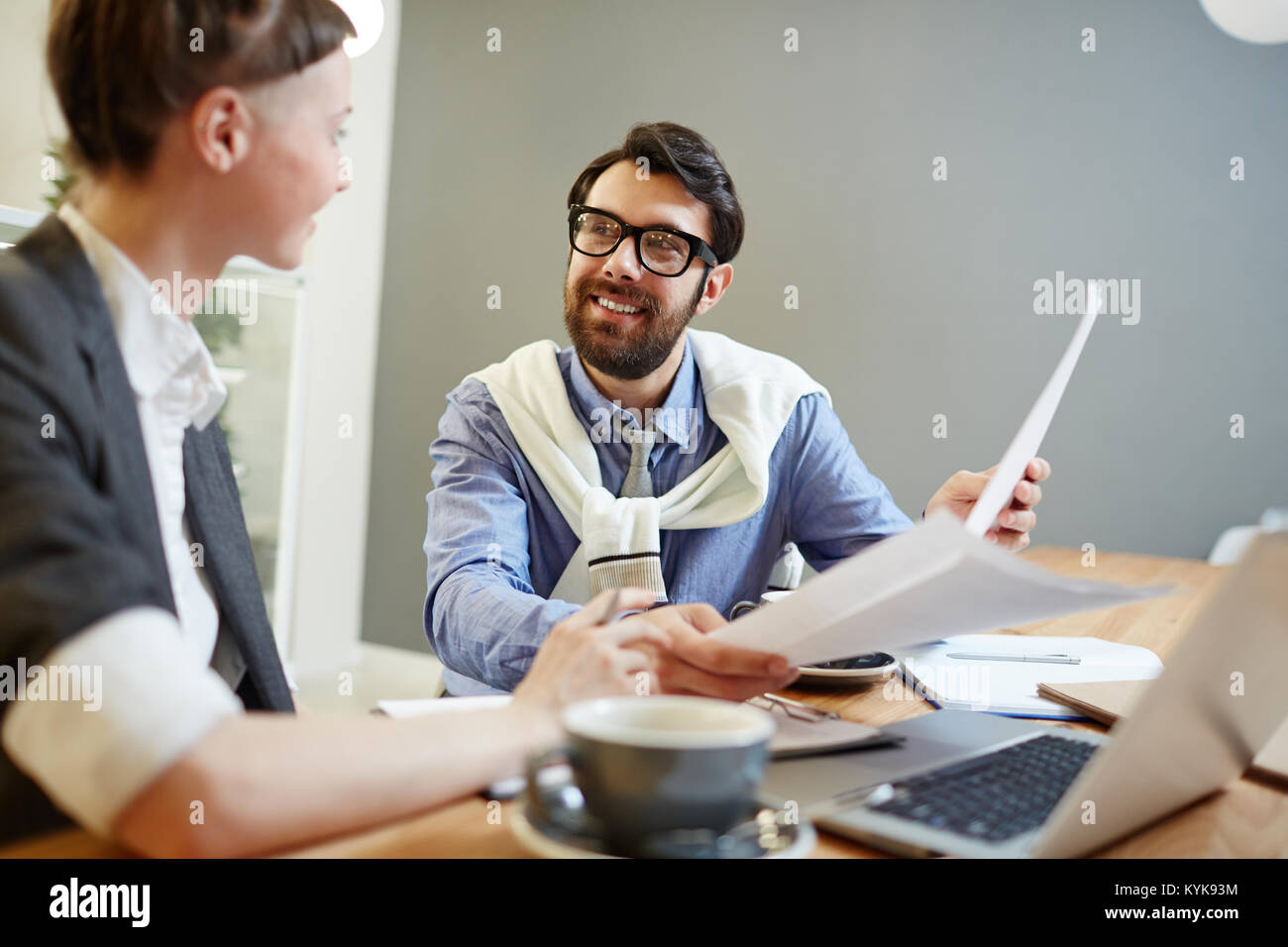 Economists at work Stock Photo - Alamy