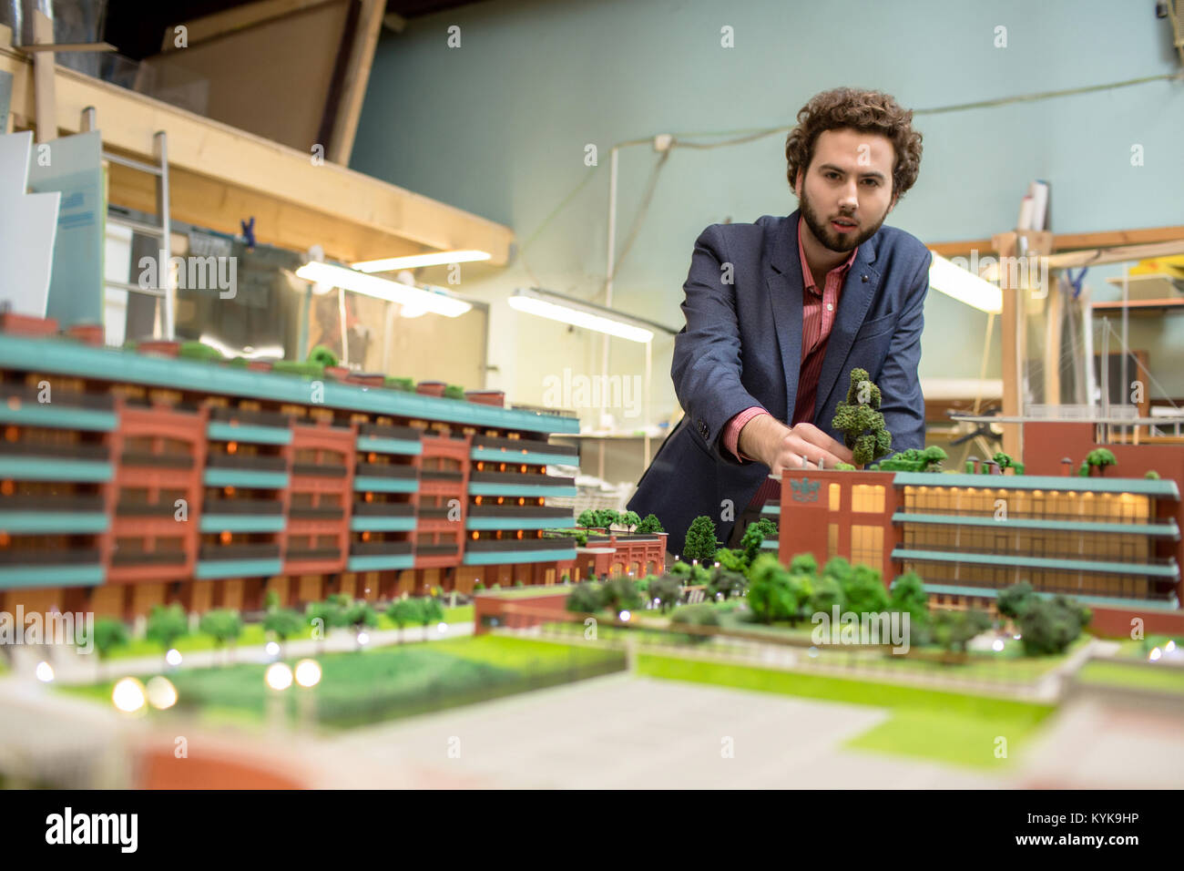 Architect at work Stock Photo - Alamy