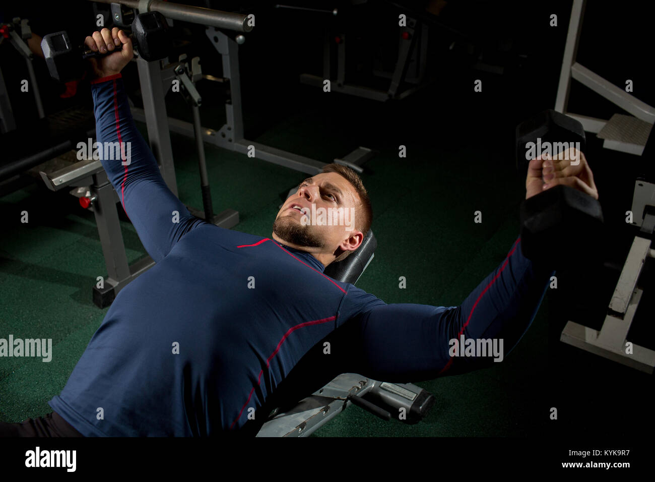 Athlete working out Stock Photo - Alamy