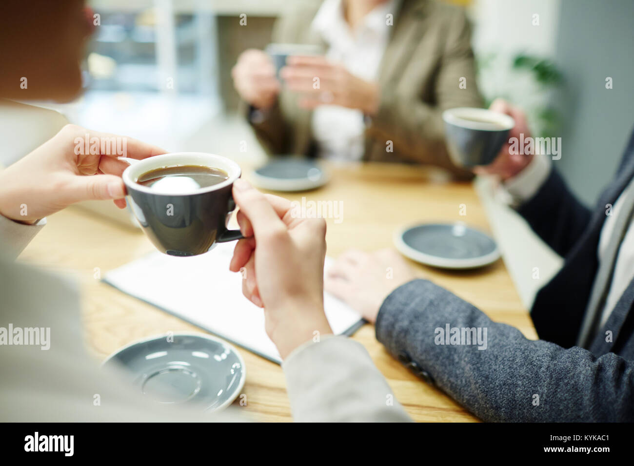 Break for coffee Stock Photo - Alamy