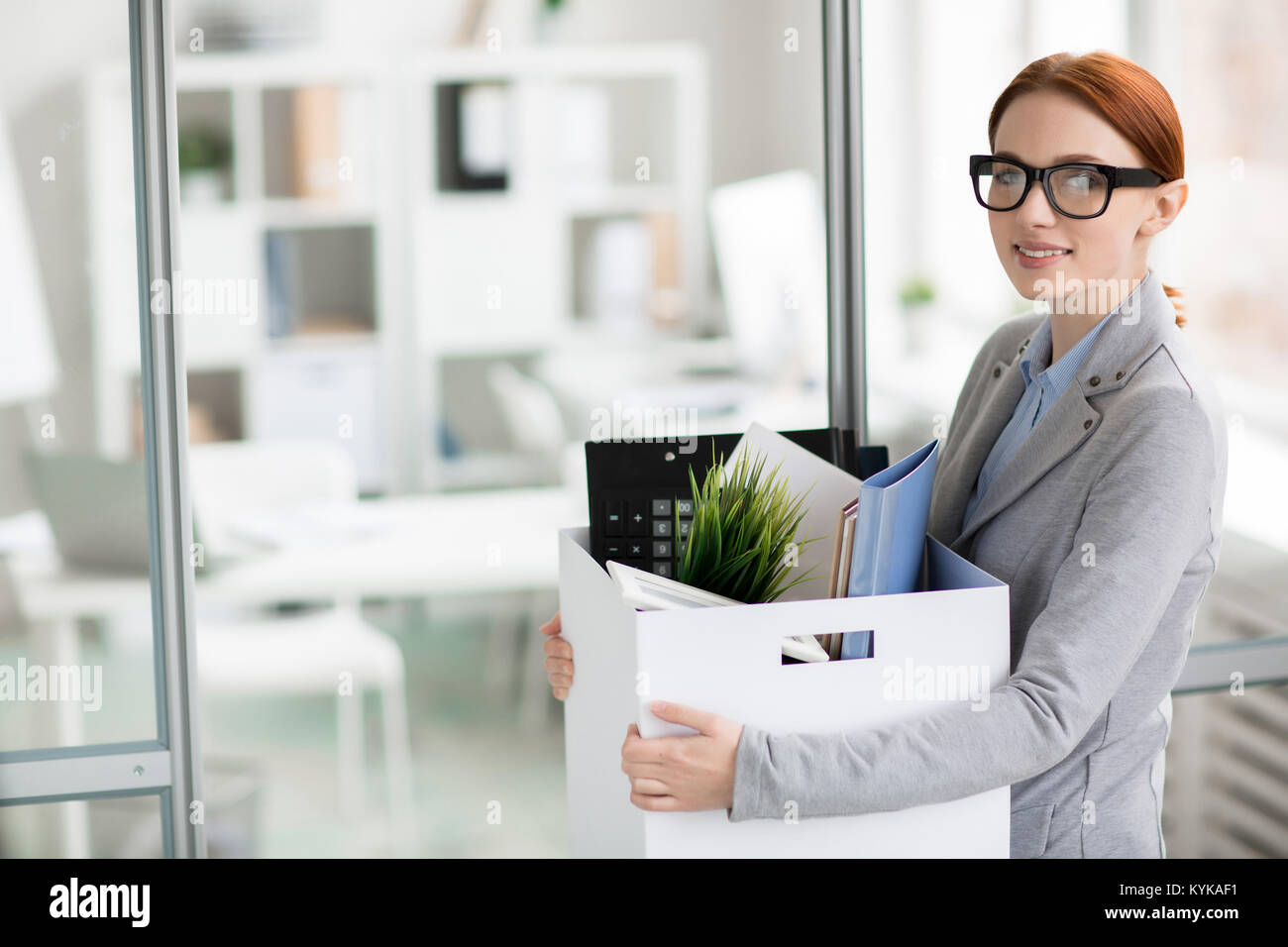 New office worker Stock Photo - Alamy