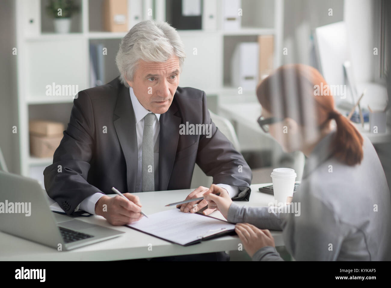 Business negotiating tense hi-res stock photography and images - Alamy