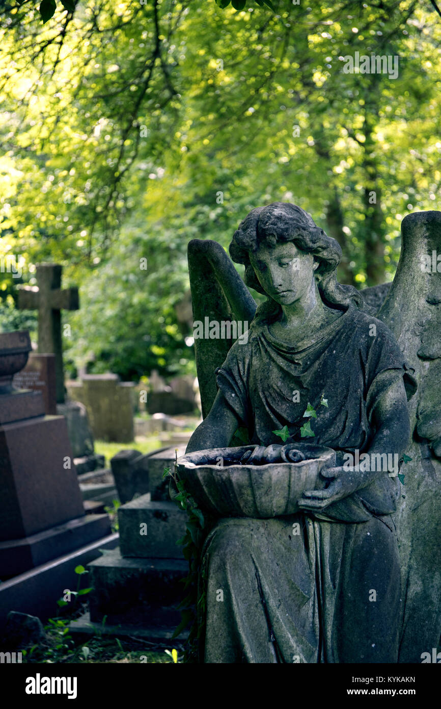 Angel Tombstone Highgate Cemetery High Resolution Stock Photography and ...