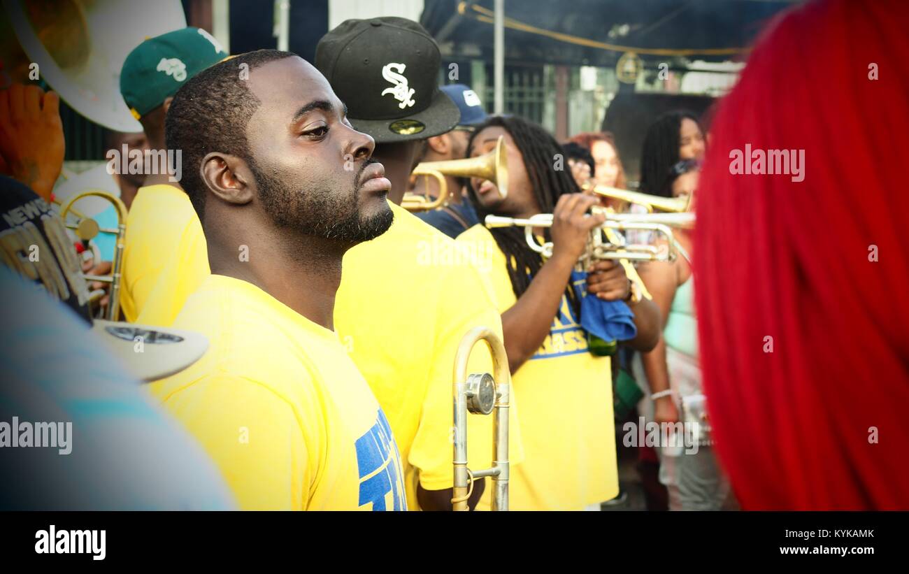 New Orleans Second Line Stock Photo - Alamy