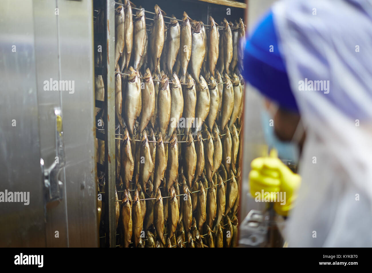Smoked fish production hi-res stock photography and images - Alamy