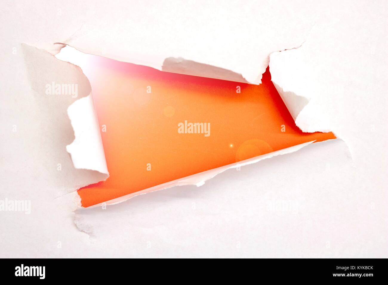 A studio photo of torn paper Stock Photo - Alamy