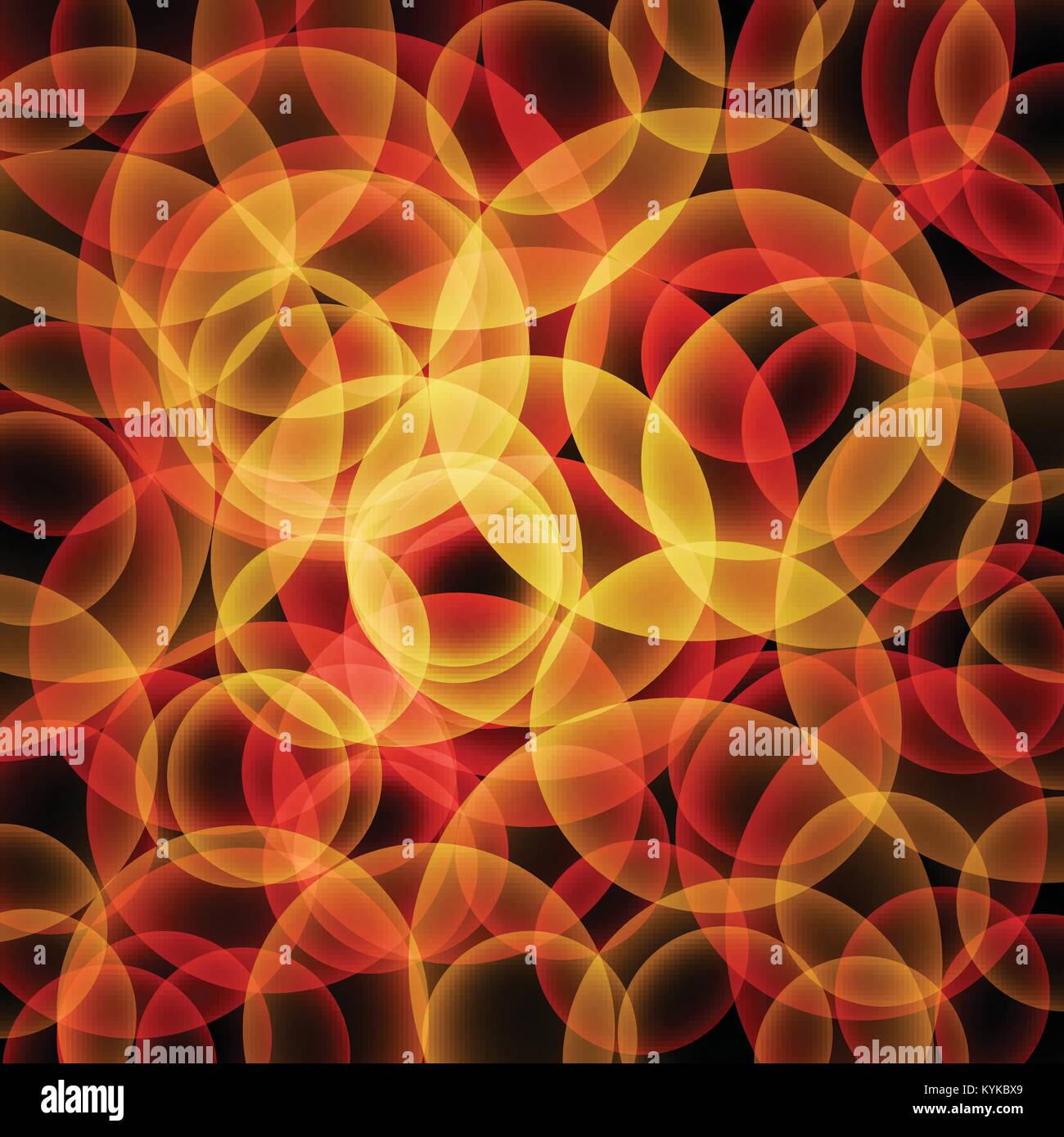 abstract vector glowing background with bright circles Stock Vector ...