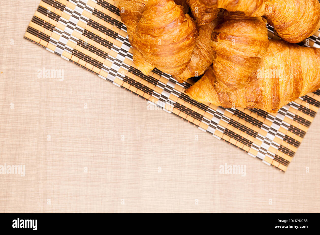 Fresh homemade mini croissants hi-res stock photography and images - Alamy