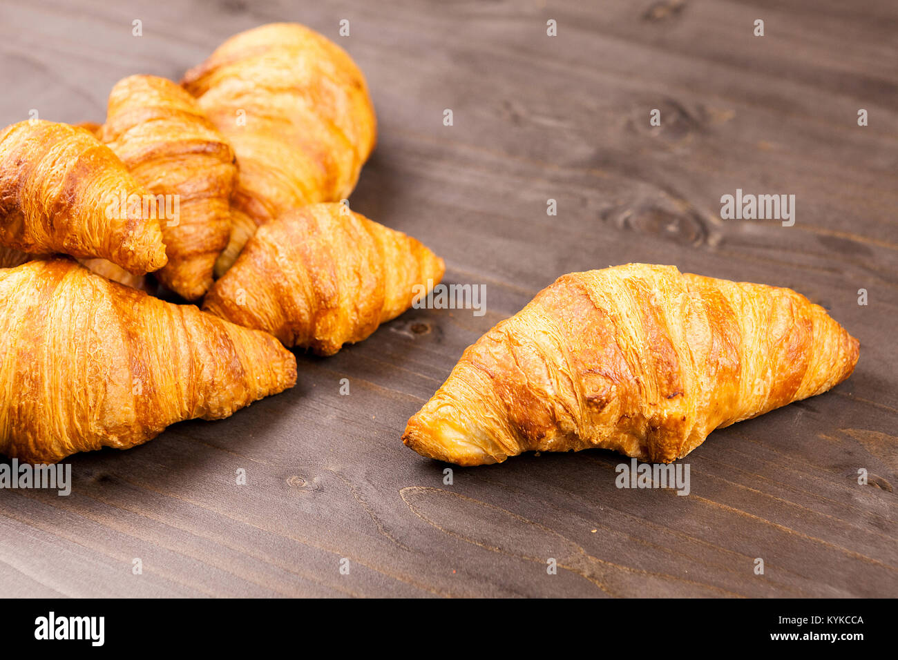 Fresly baked golden croissants Stock Photo - Alamy