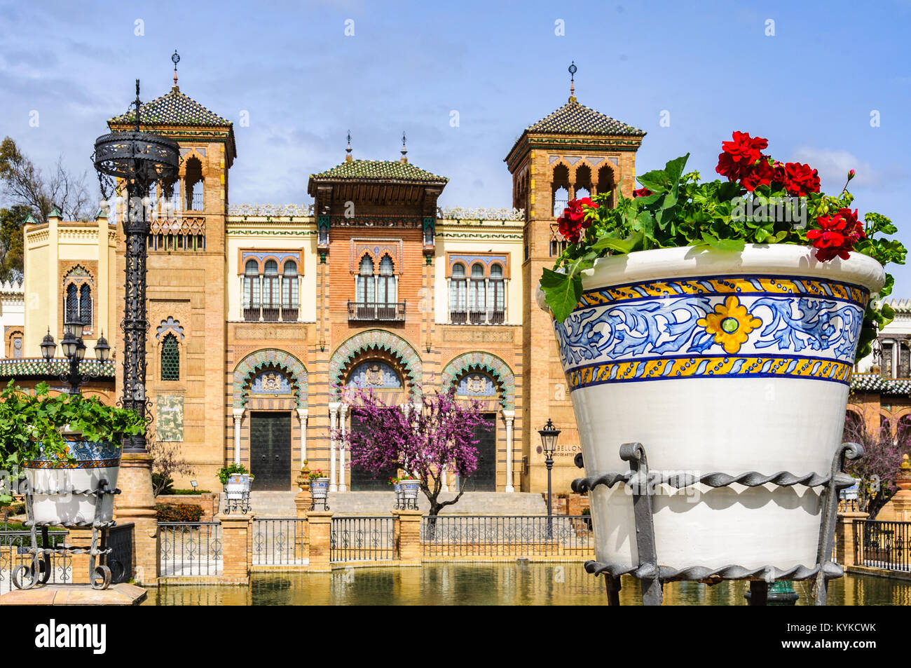 Plaza de America in the Andalusian capital, Sevilla in Spain Stock ...