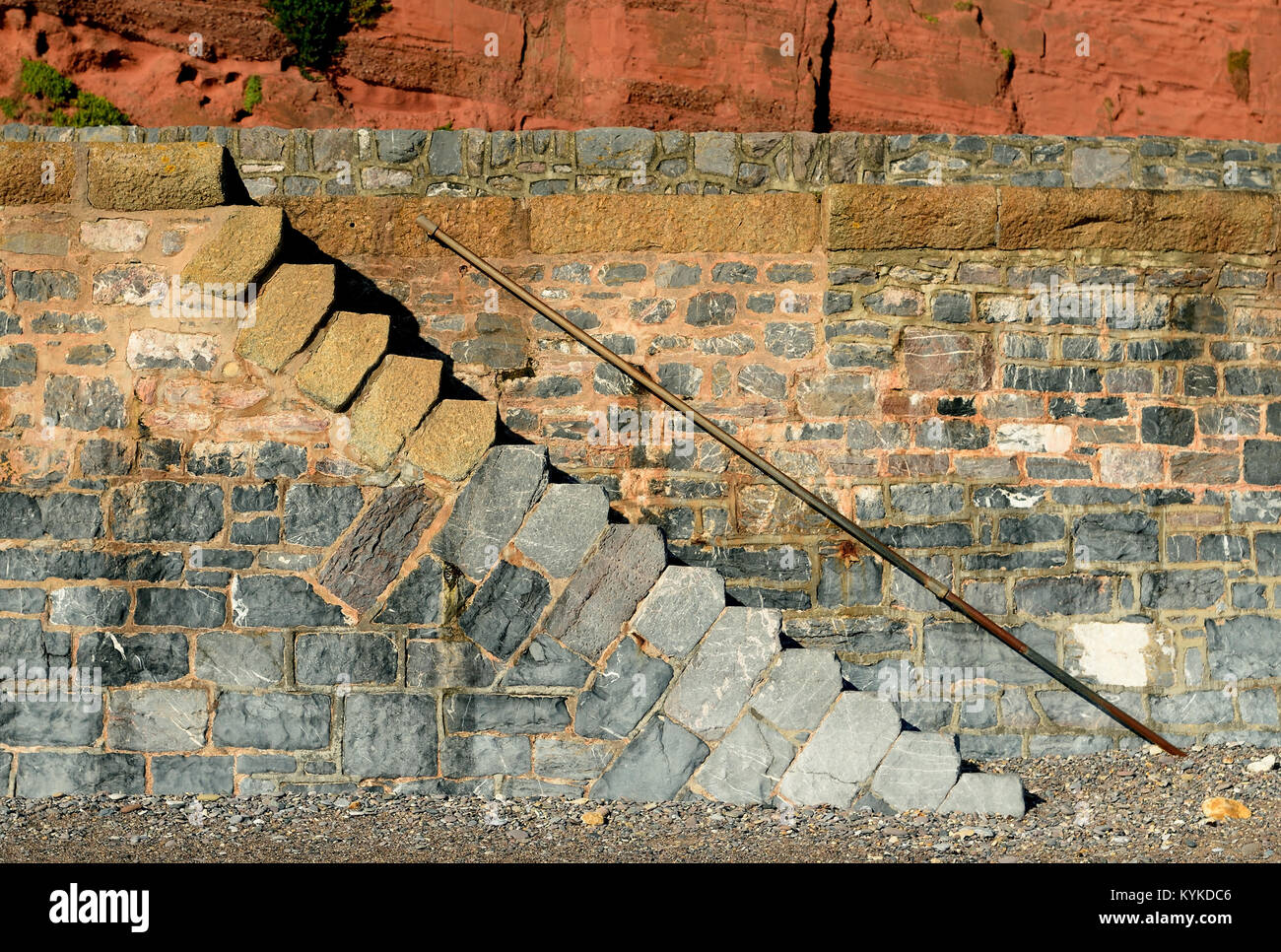 Steps in the wall hi-res stock photography and images - Alamy