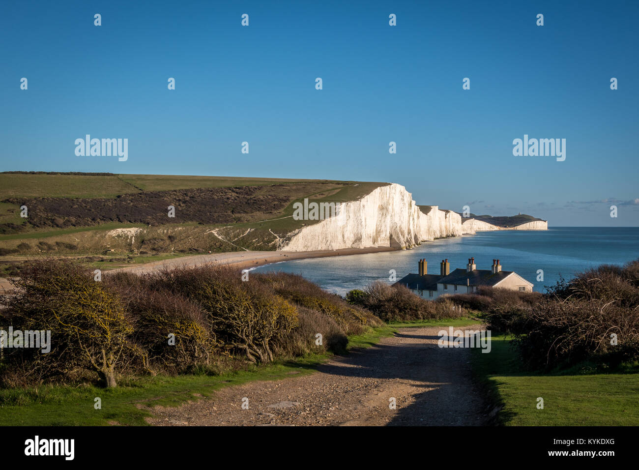 Iconic View of Cuckmere Haven Stock Photo - Alamy